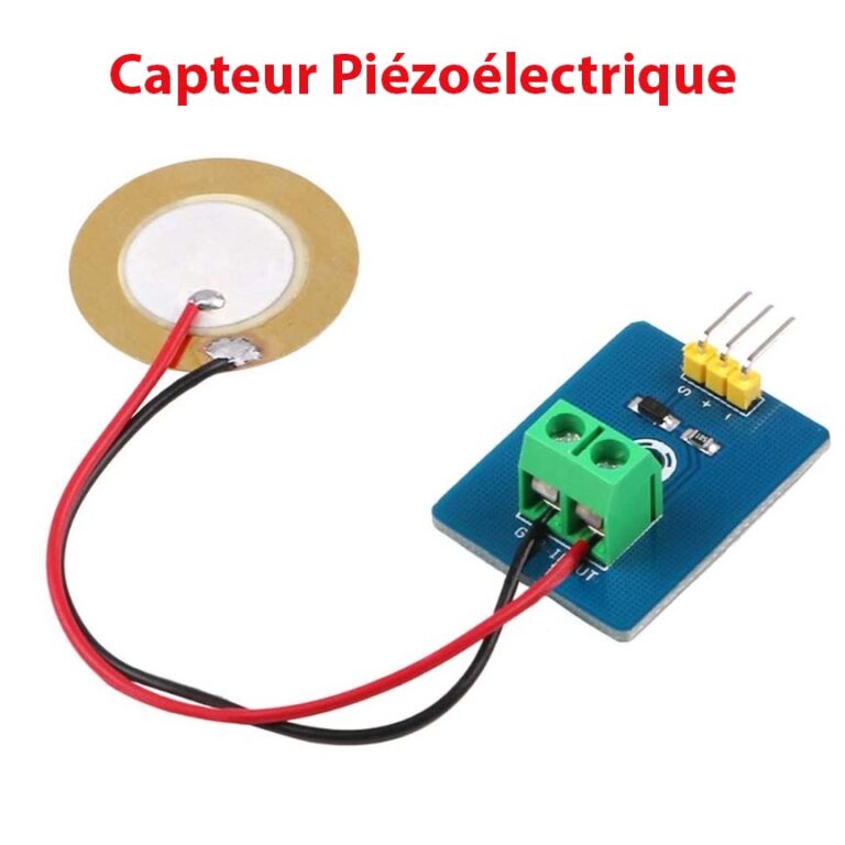 Capteur de vibrations piézoélectrique - A2itronic