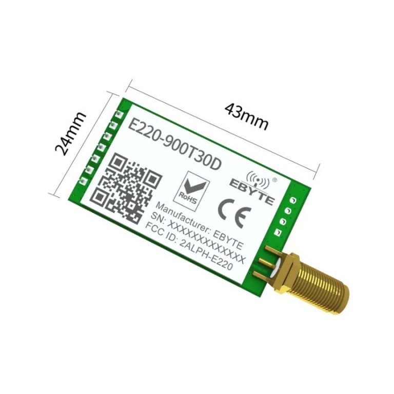 LoRa – Module émetteur-récepteur sans fil 30dbm, longue portée 10km ...